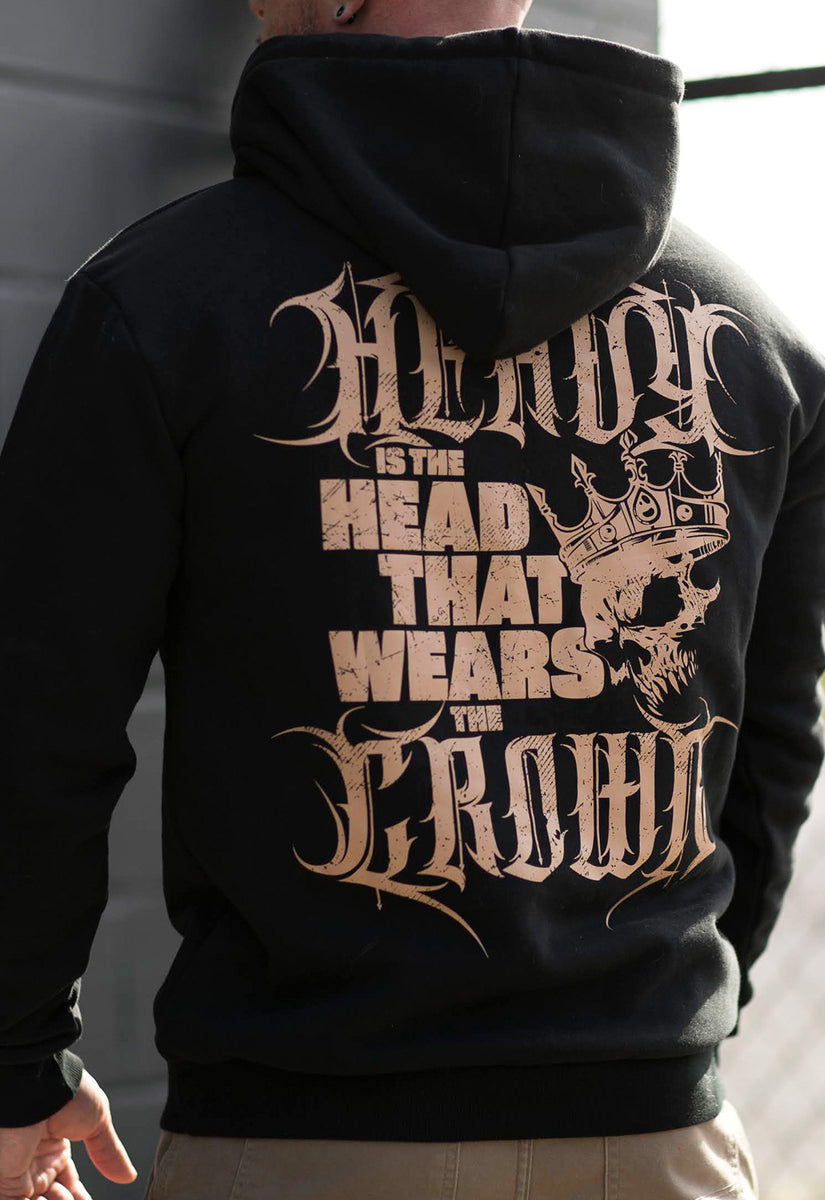 Heavy Is The Crown Pullover - Black/Brown – Heavy Apparel Co.