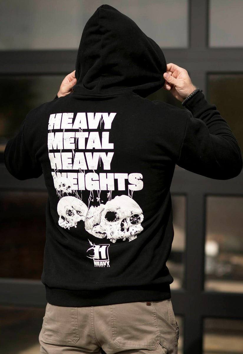 Heavy Metal Pullover - Black/White – Heavy Apparel Co.